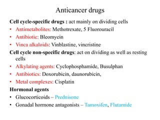 8 anticancer drugs | PPTX