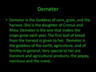 Demeter | PPTX