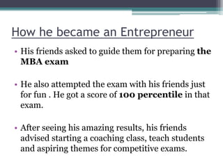 Byjus The Learning App created by Byju Raveendran | PPTX