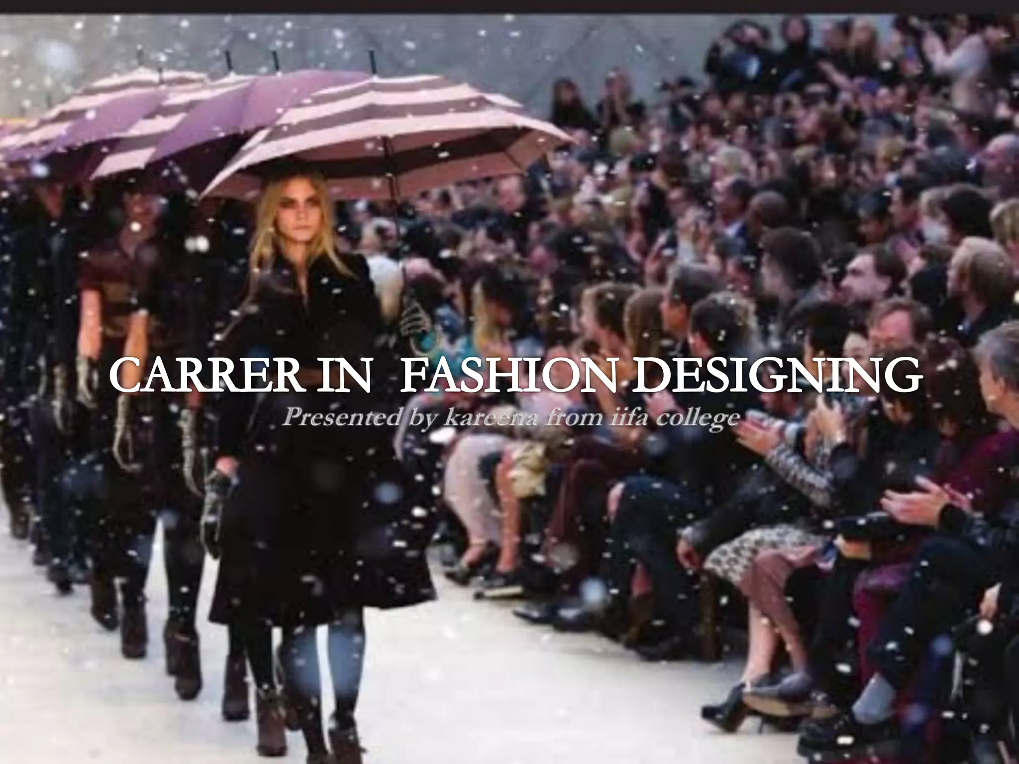 career in fashion designing | PPTX