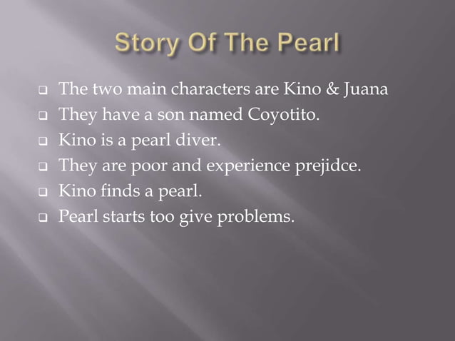 The Pearl | PPT