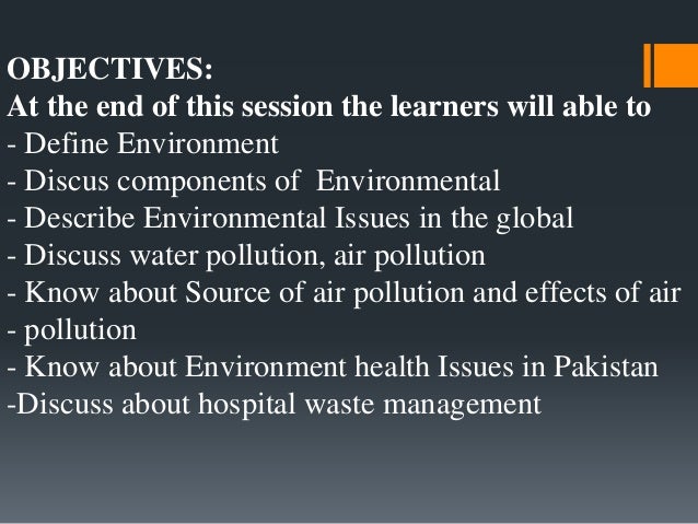 common Global Environmental Health Issues