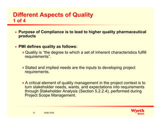 IT-focused Project Management in a Biopharmaceutical Manufacturing ...
