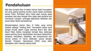 By_LK_MAKING BED presentation #Housekeeping | PPTX