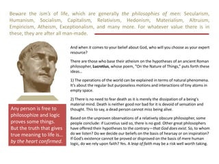 You Can Bet Your Life on God | PDF | Christianity | Religion & Spirituality