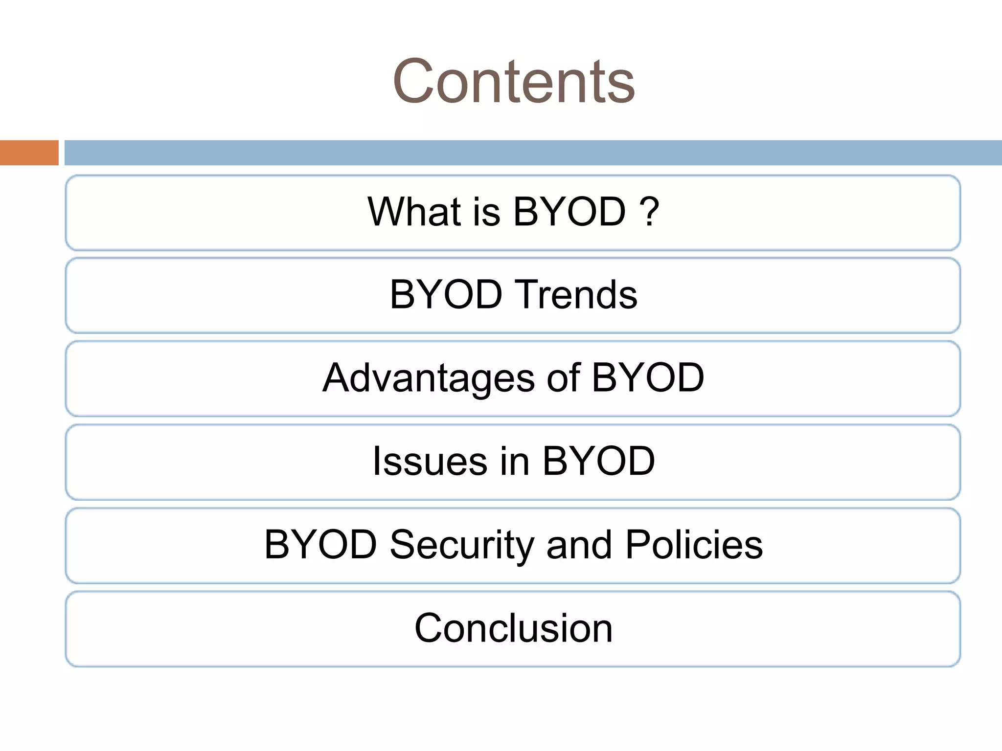 BYOD: Bring Your Own Device Implementation and Security Issues | PPT