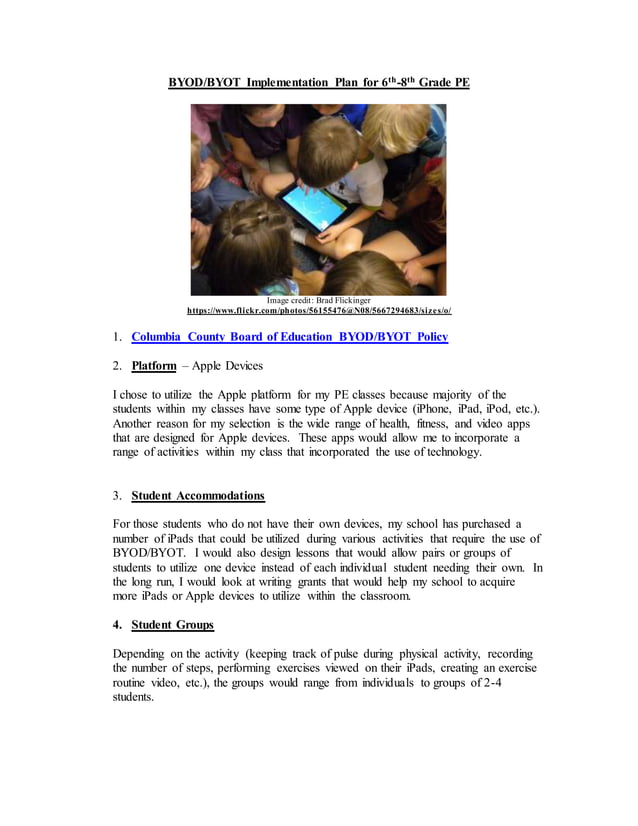 Byod byot assignment | PDF