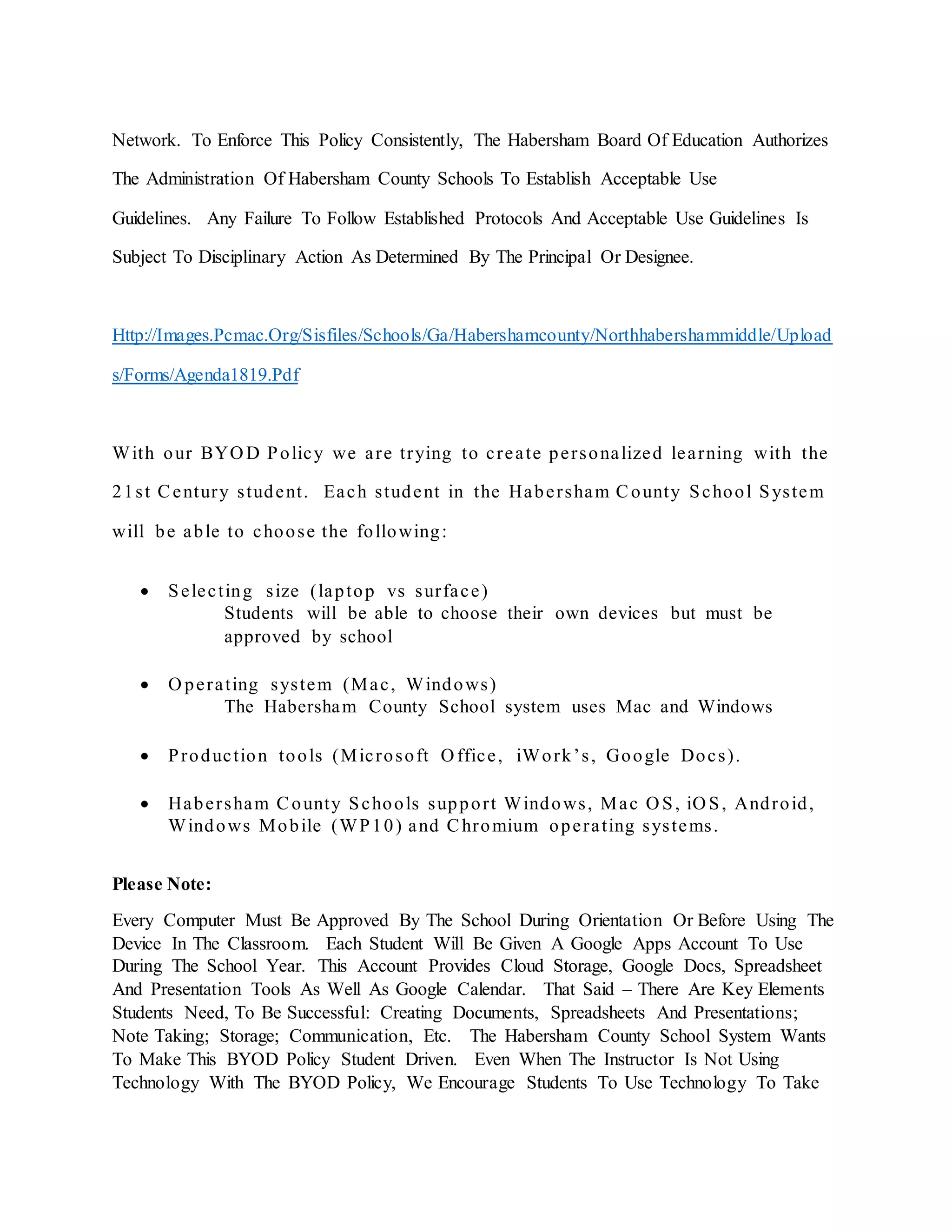 Byod byot implementation plan | PDF