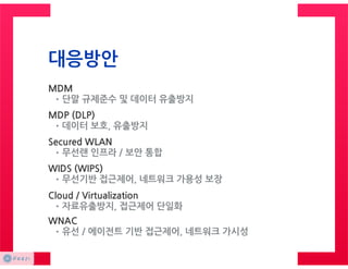 BYOD 시대의 무선보안과 WNAC | PPT