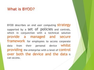 Business Case Of Bring Your Own Device[ BYOD] | PPT