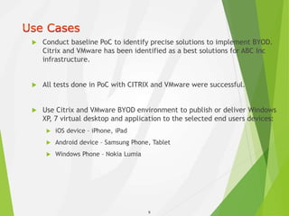 Business Case Of Bring Your Own Device[ BYOD] | PPT