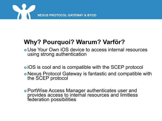 Nexus Protocol Gateway and BYOD | PPTX