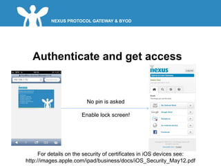Nexus Protocol Gateway and BYOD | PPTX