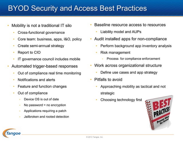 BYOD risk management best practices | PDF | Smartphones | Consumer Electronics