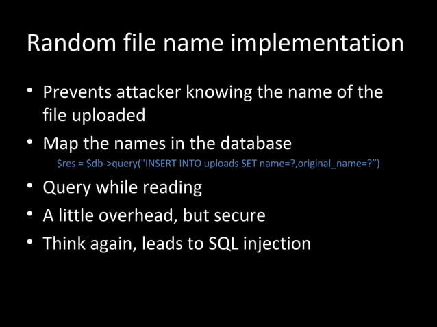 Bypass file upload restrictions | PPT | Web Design and HTML | Internet