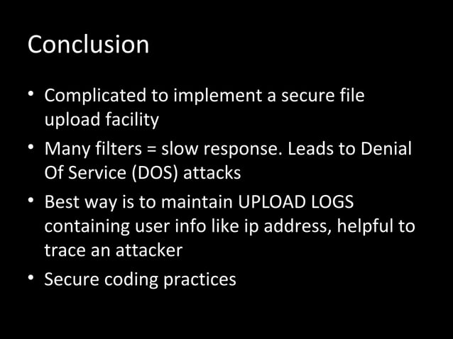 Bypass file upload restrictions | PPT | Web Design and HTML | Internet