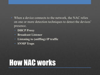 Bypassing nac solutions and mitigations | PPTX