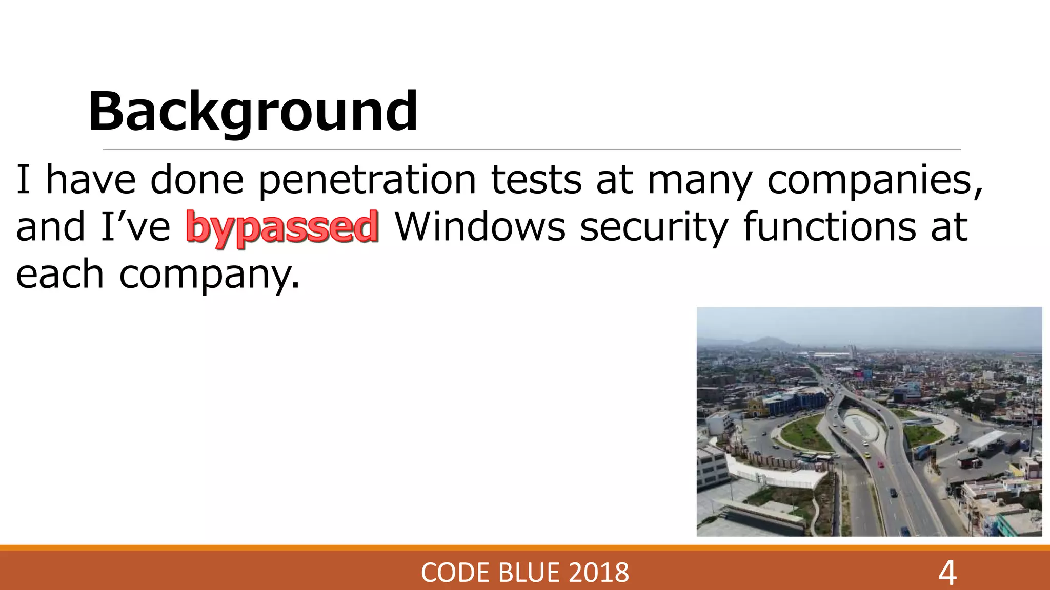 Bypassing Windows Security Functions(en) | PPT