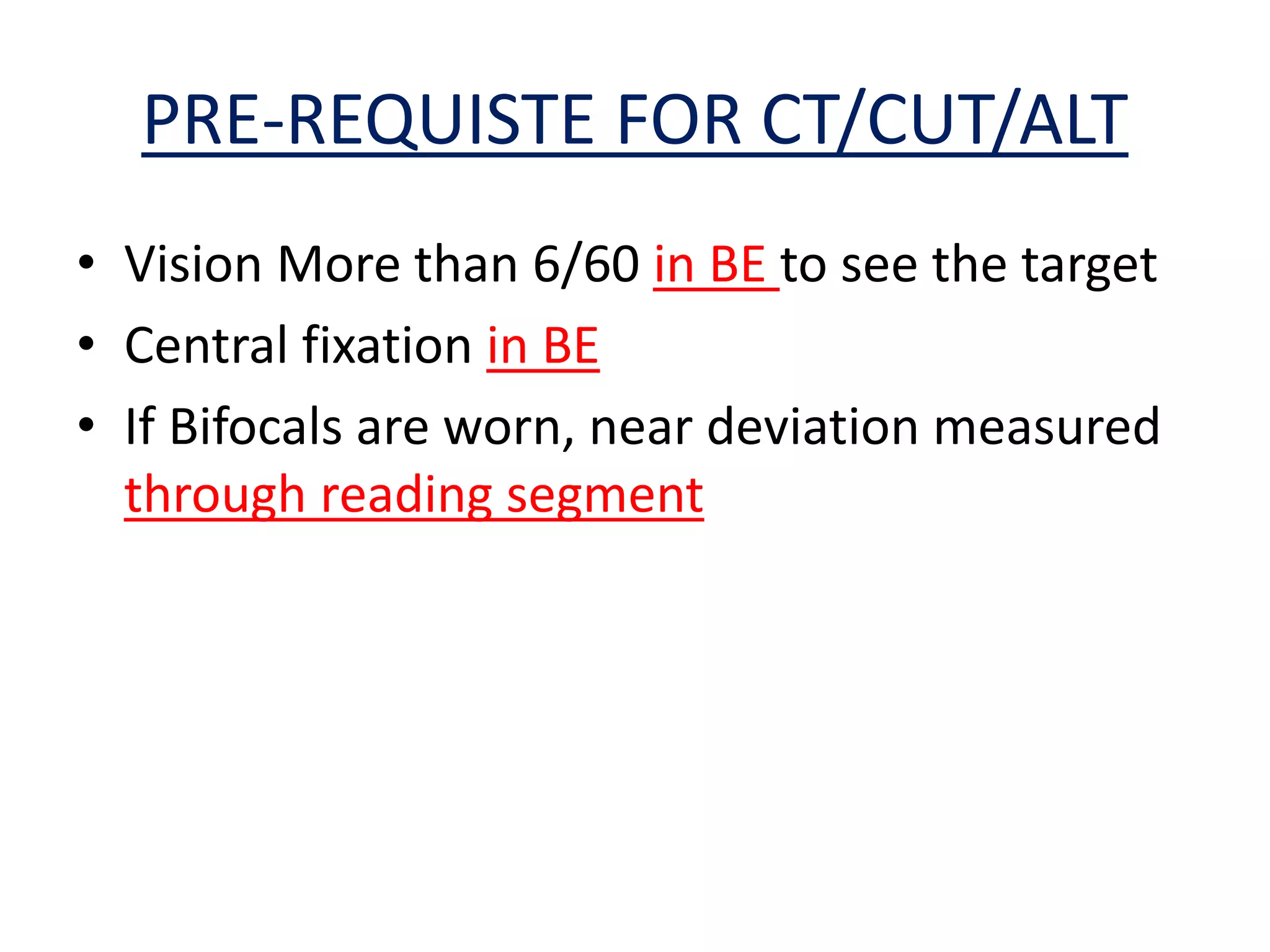 By pd examination of a squint | PPTX