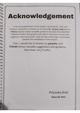 History class 12 project on Indus valley civilization | PDF