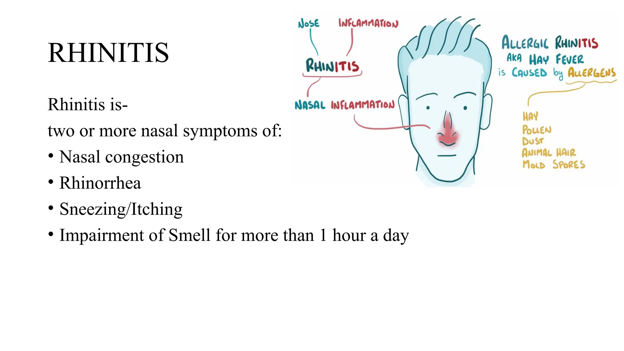 presentation of allergic rhinitis by puja | PPTX