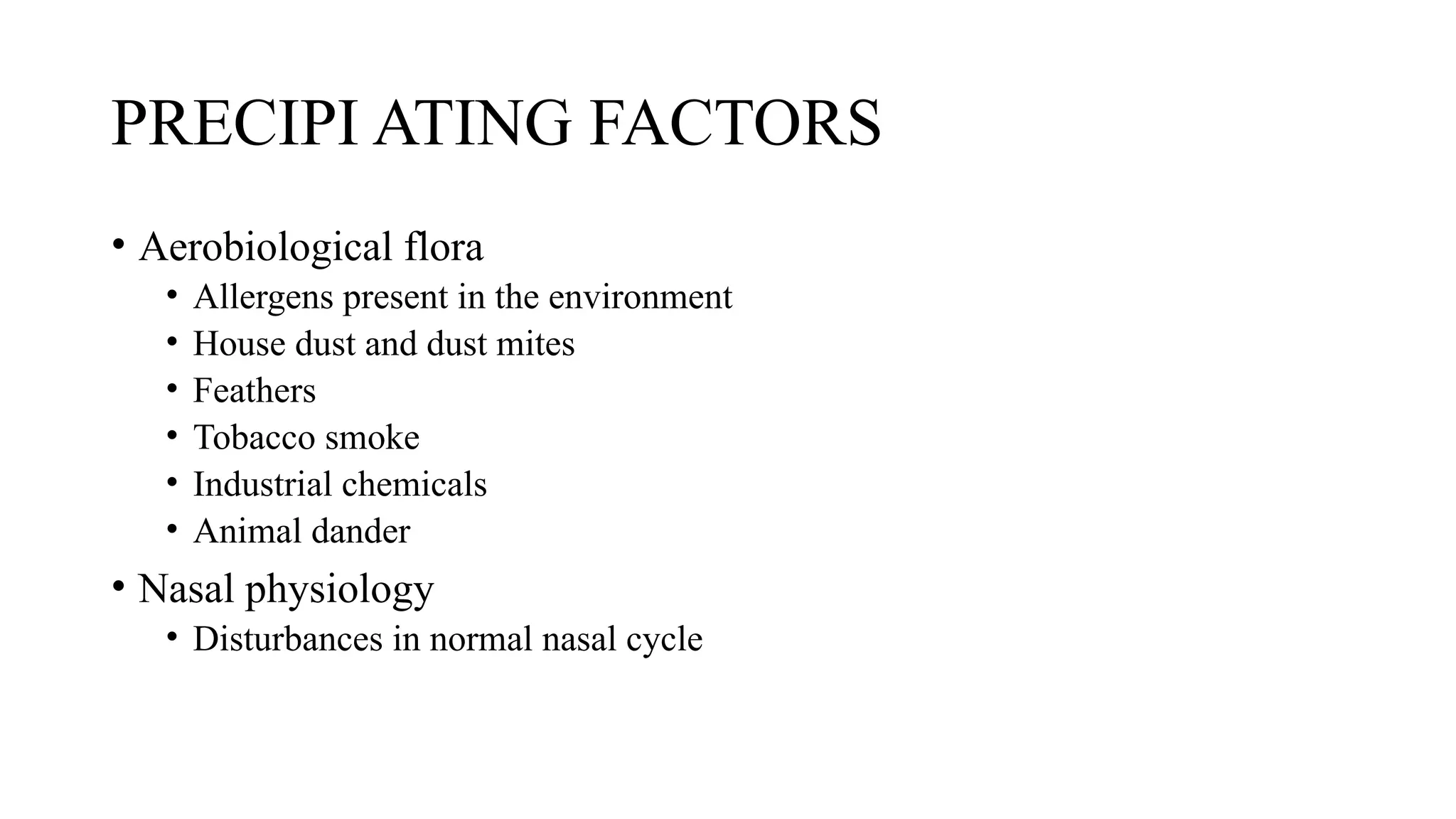 presentation of allergic rhinitis by puja | PPTX