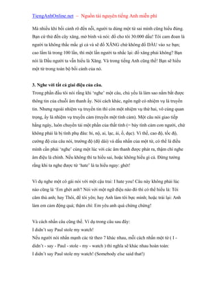 Bí quyết nghe tiếng Anh | PDF