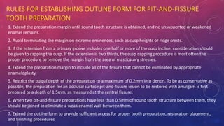 cavity preparation | PPT