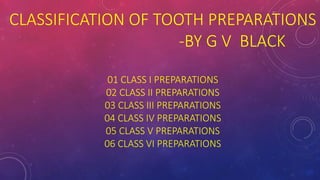 cavity preparation | PPT