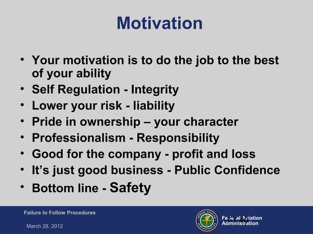 Failure to Follow Procedures | PPT | Air Travel | Travel Type