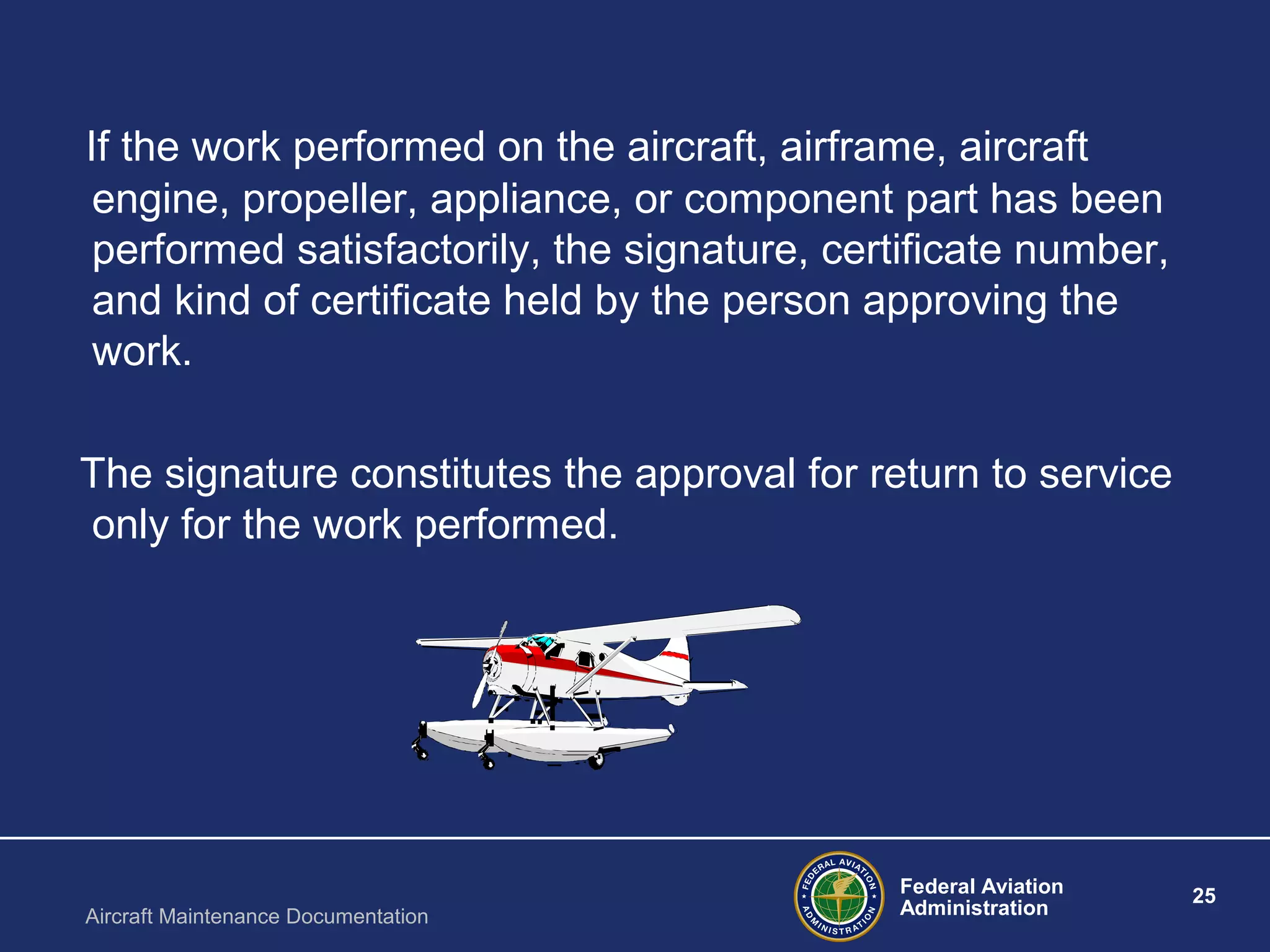 Aircraft Maintenance Documentation | PPT
