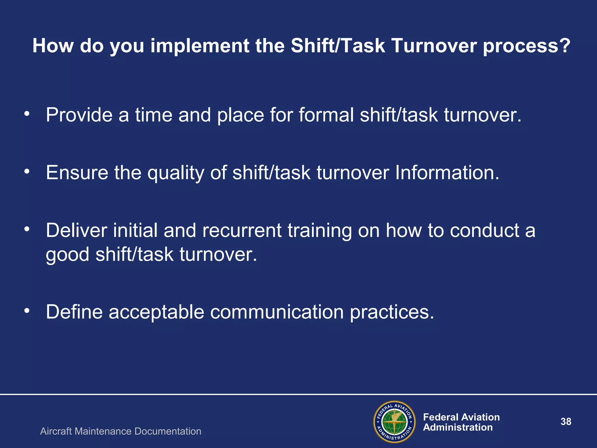 Aircraft Maintenance Documentation | PPT