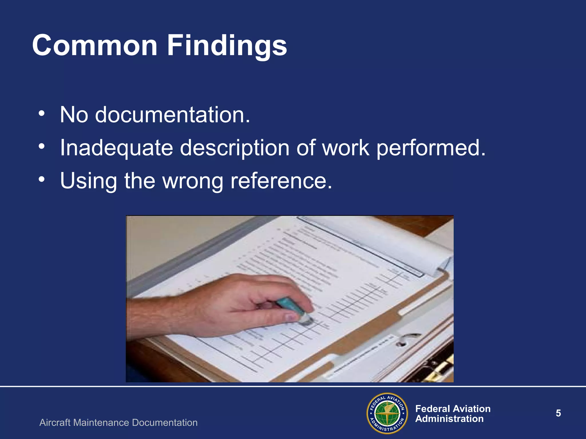 Aircraft Maintenance Documentation | PPT