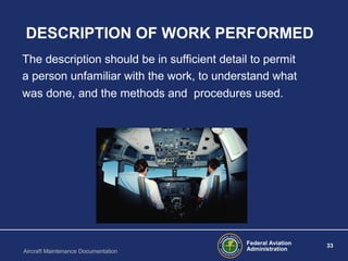 Aircraft Maintenance Documentation | PPT