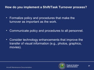 Aircraft Maintenance Documentation | PPT