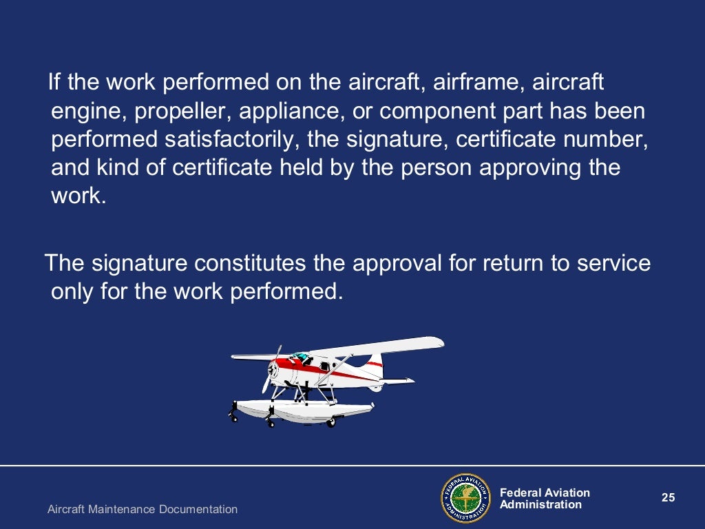 Aircraft Maintenance Documentation