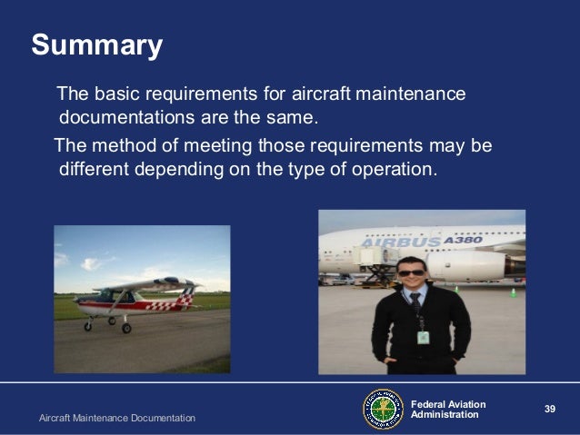 Aircraft Maintenance Documentation