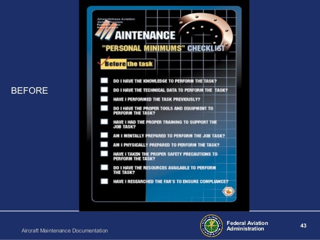 Aircraft Maintenance Documentation