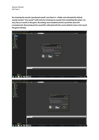 By renaming the sounds i prouduced myself word doc | DOCX