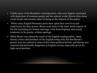 Lord Byron | PPTX