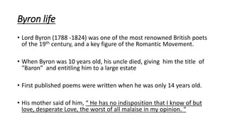 Byron Major Work | PPT