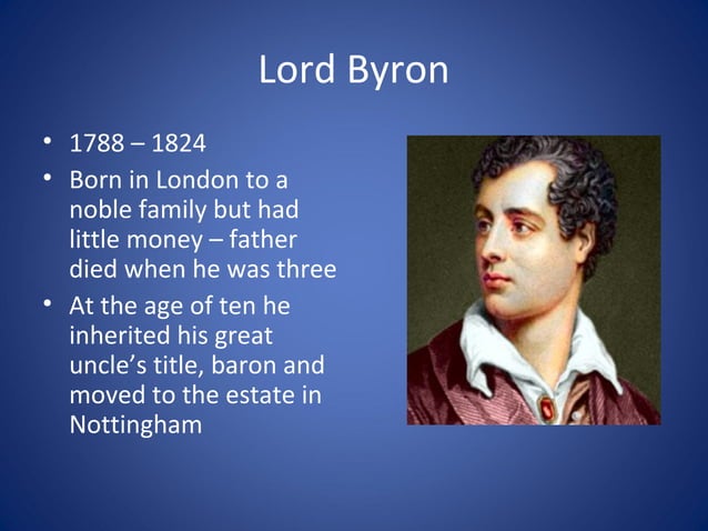 Byron She Walks in Beauty | PPT