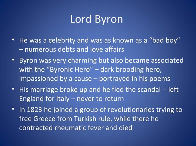 Byron She Walks in Beauty | PPT