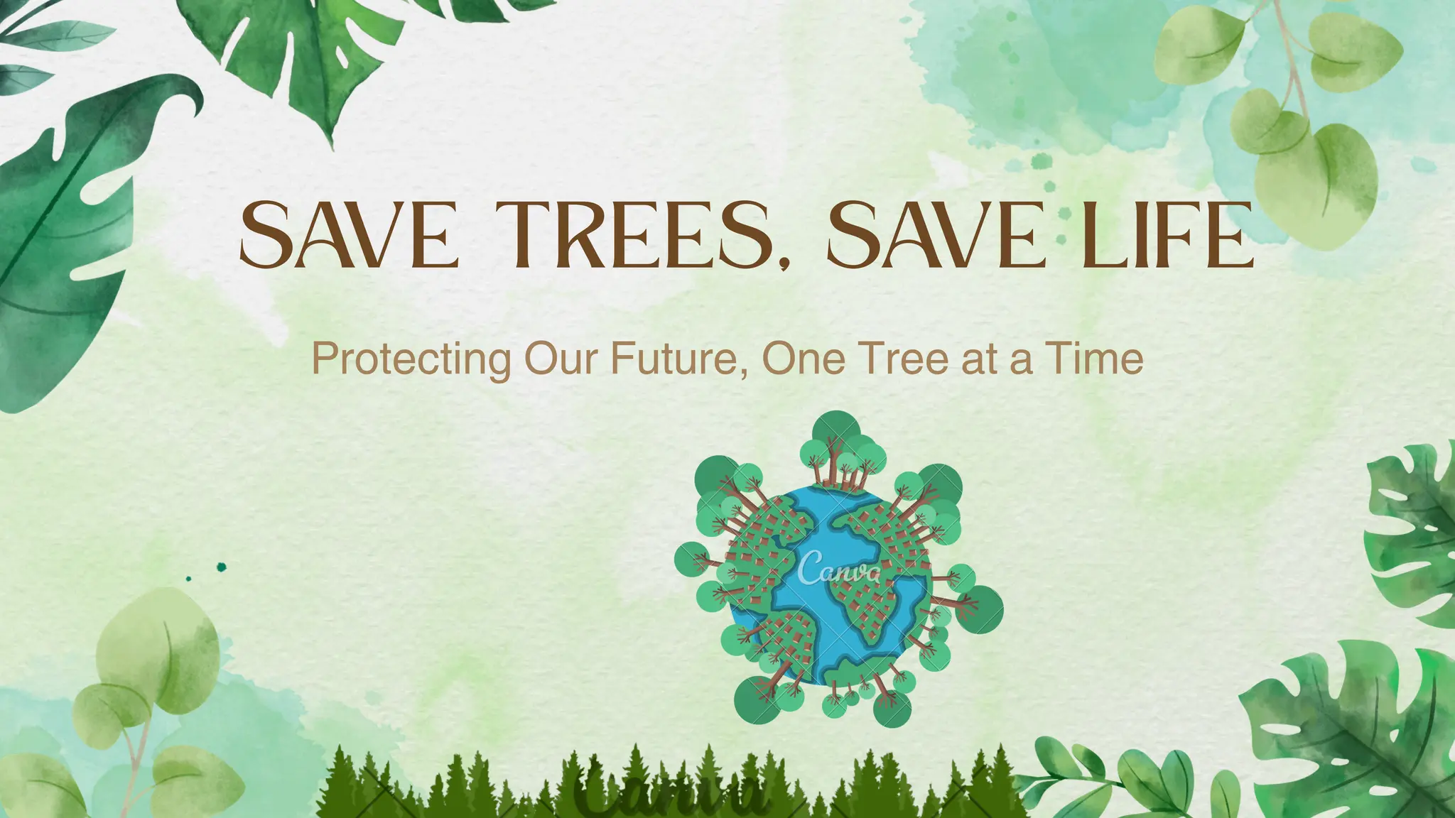Save Trees, Save Life - Protecting Our Future, One Tree at a Time | PDF