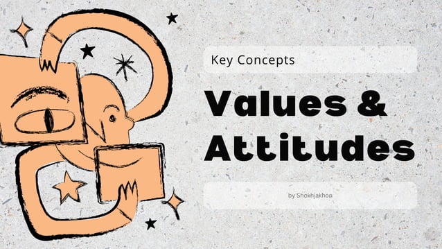 top key concepts of values and attitudes | PPT
