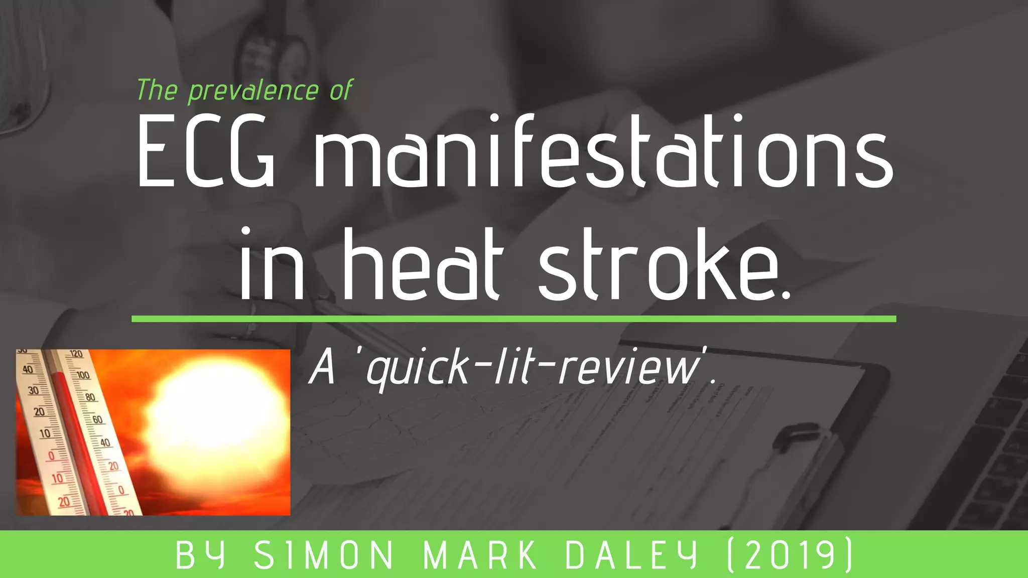 The prevalence of ECG manifestations in heat stroke. | PDF