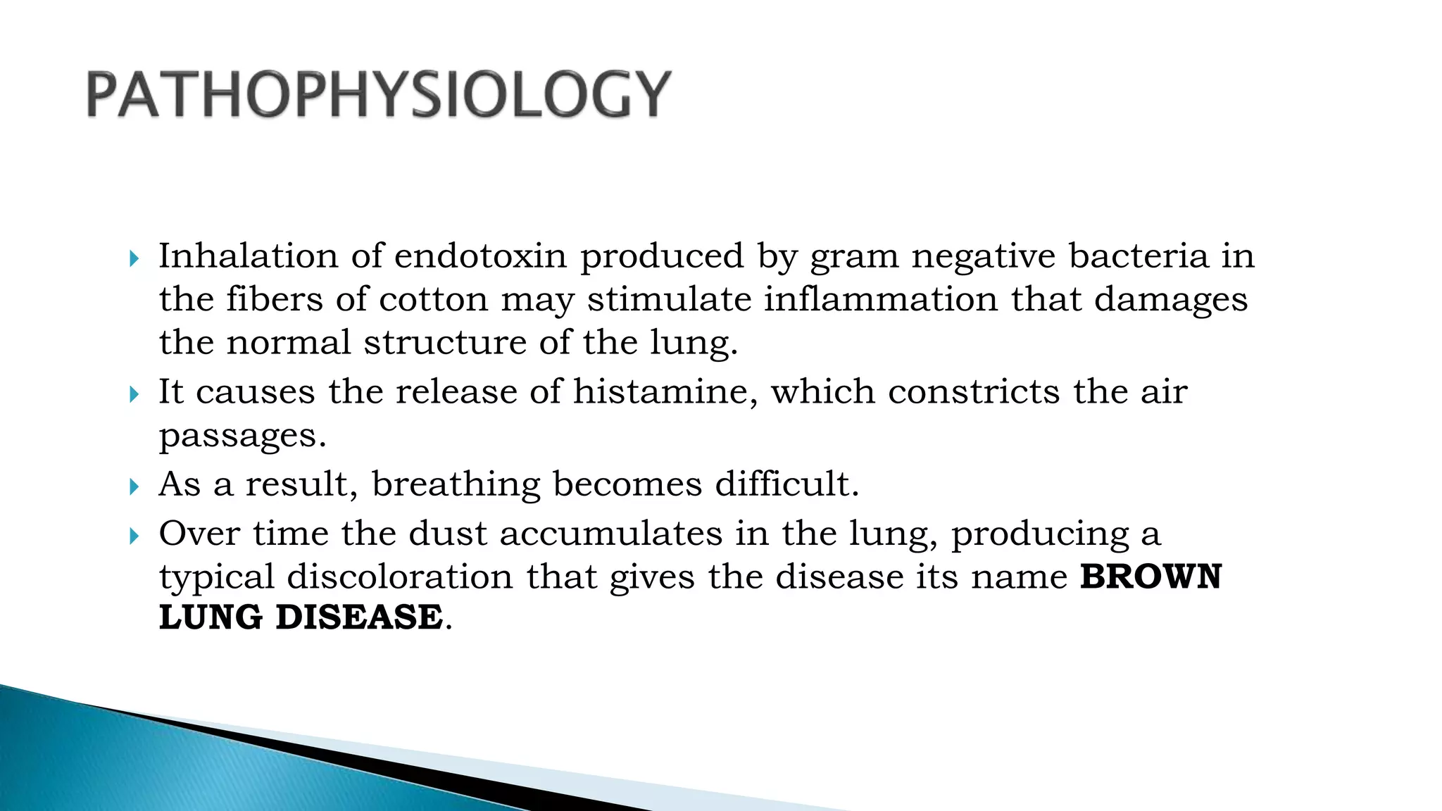 Byssinosis | PPTX