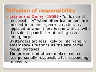 Bystander effect in Psychology | PPT