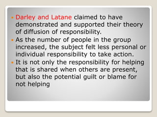 Bystander effect in Psychology | PPTX