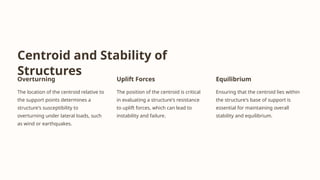 Applications of Centroid in Structural Engineering | PPTX